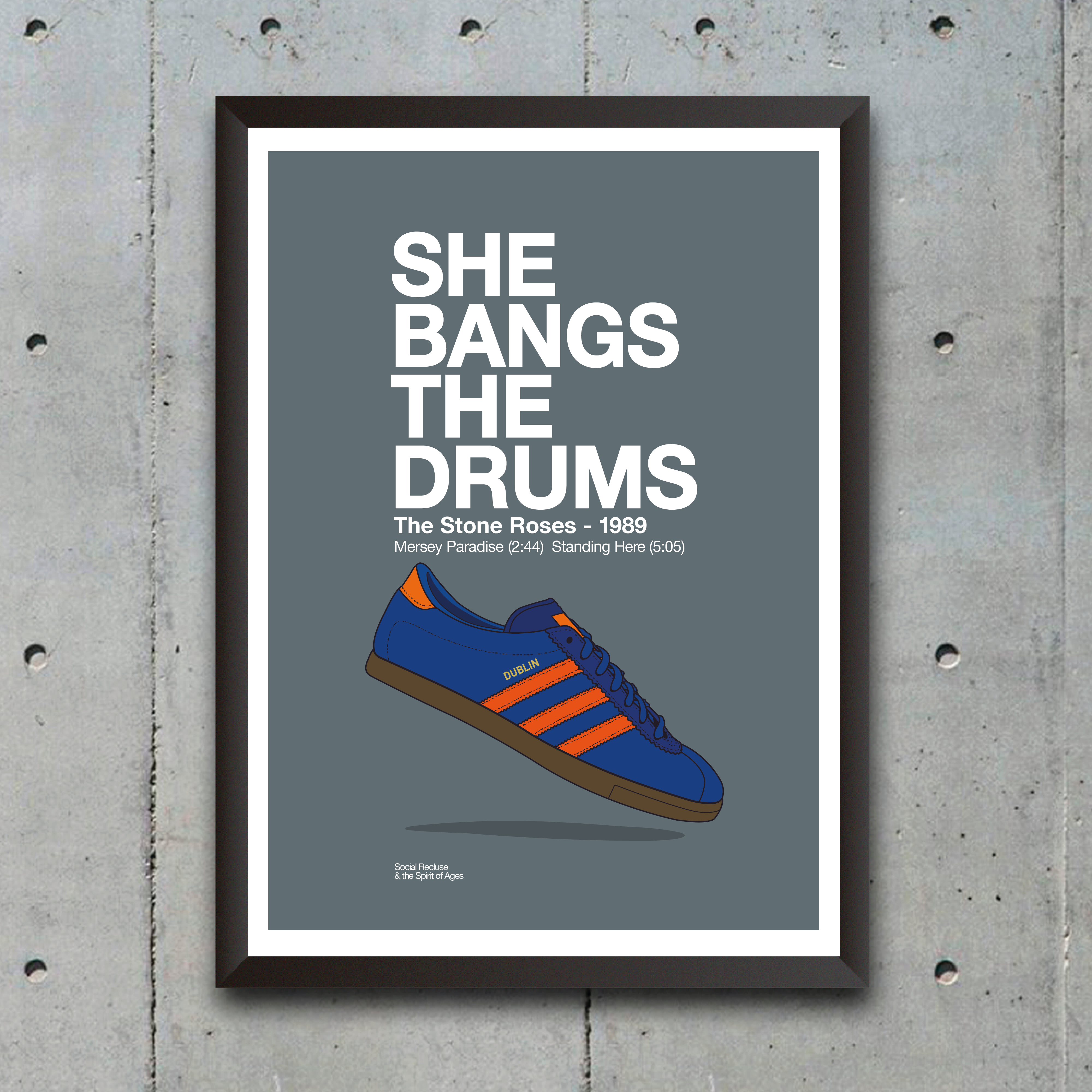 SHE BANGS THE DRUMS - PRINT – Social Recluse